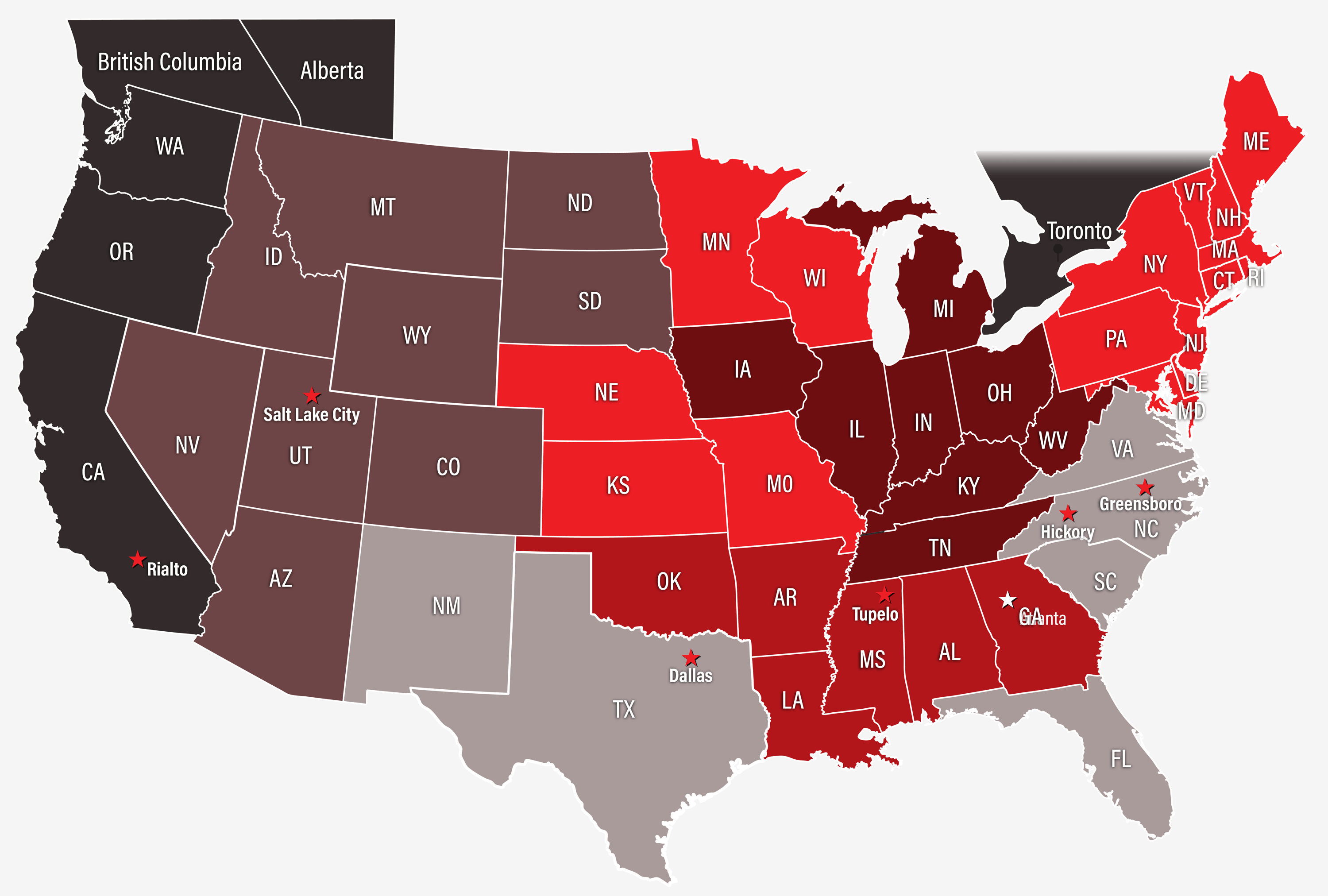 Service Area | SunBelt
